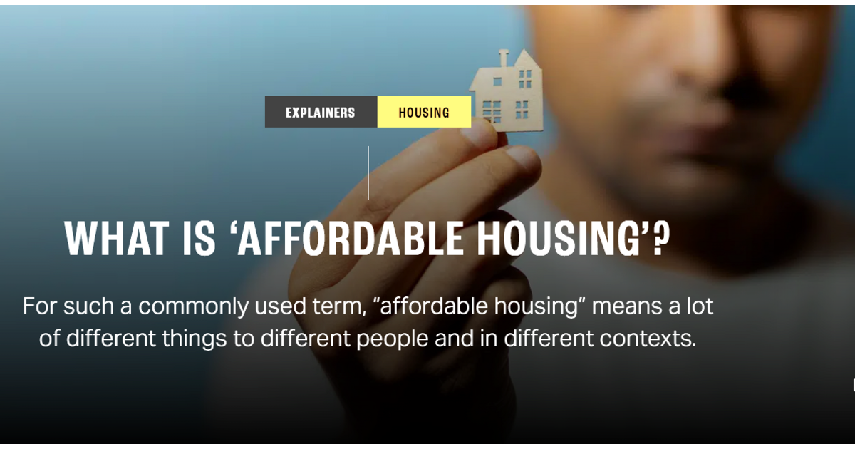 What We're Reading: When We Say 'Affordable Housing' in Princeton, What ...
