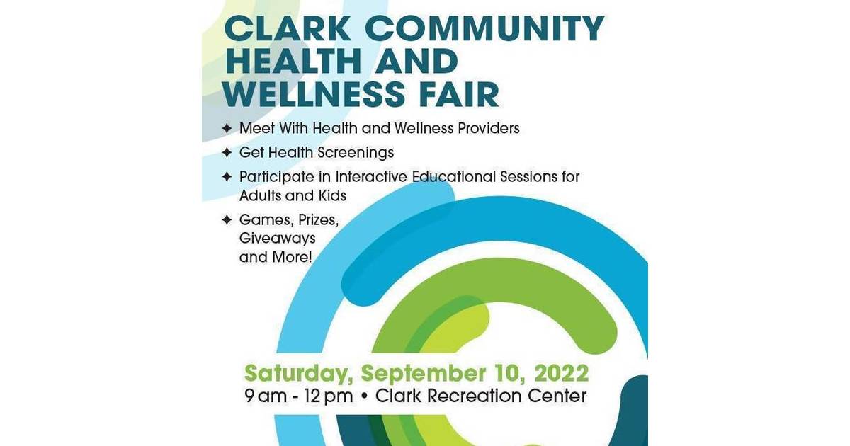 Clark Community Health and Wellness Fair Set for September 10 | Clark ...