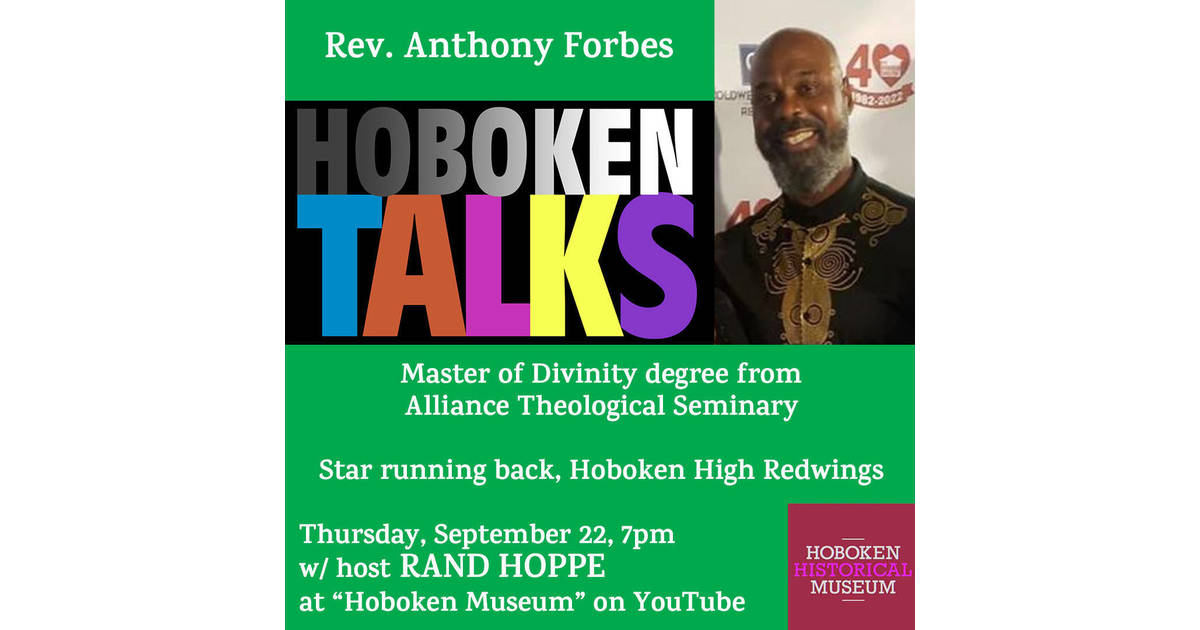 Rev. Anthony Forbes To Appear On Tonight’s Episode Of ‘Hoboken Talks ...