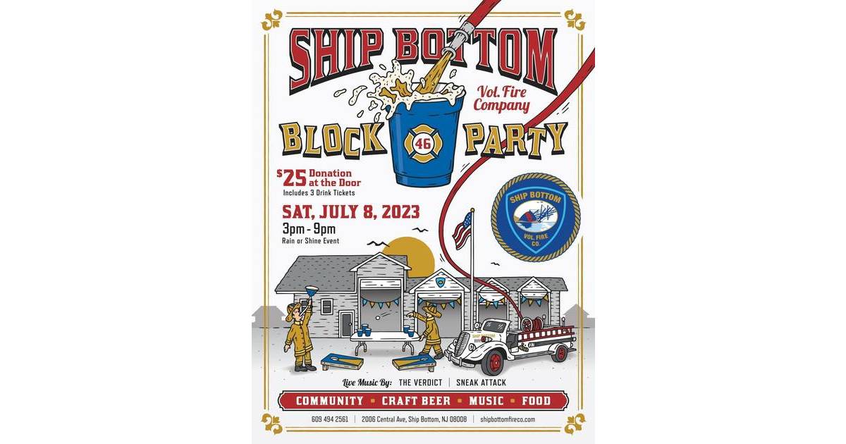 Ship Bottom Volunteer Fire Company Block Party Fundraiser this Saturday ...