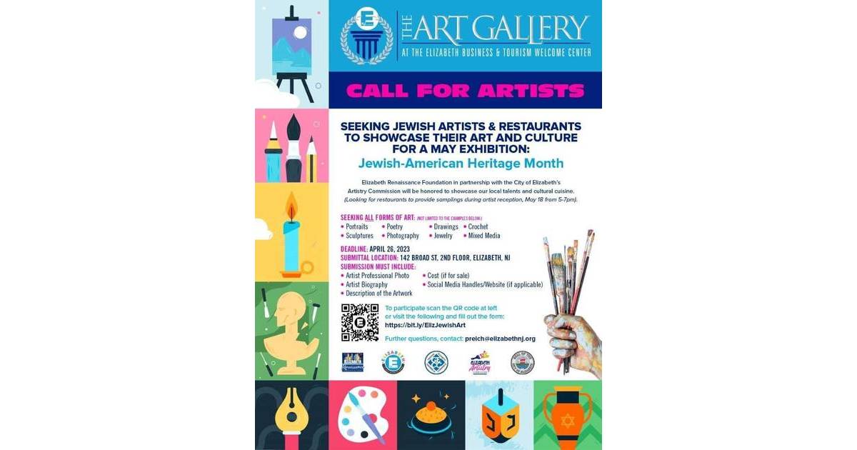 The City of Elizbeth Seeks Local Jewish Artists | Elizabeth, NJ News ...