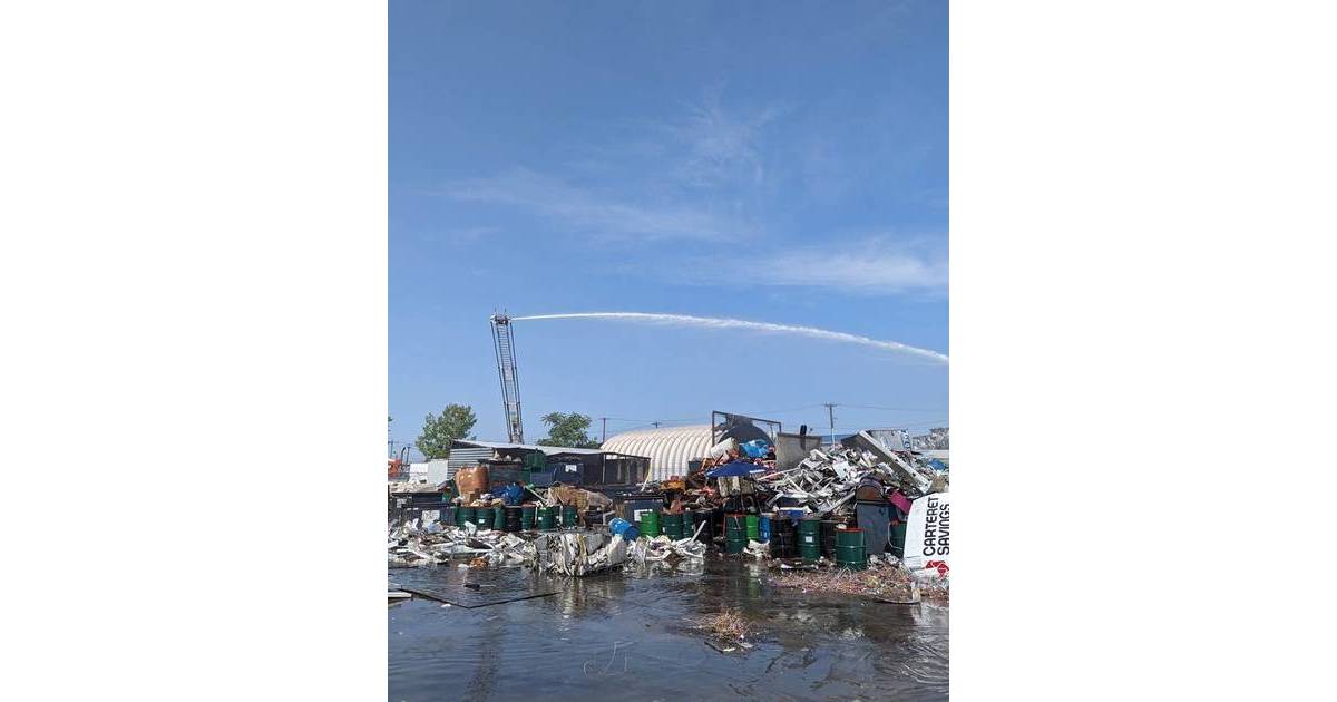 Elizabeth Fire Department Responds to Fire at Metal Recycling Plant ...