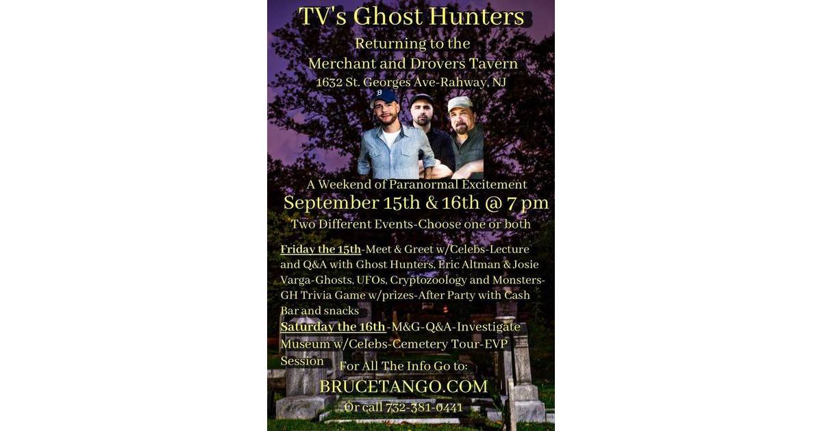 TV's Ghost Hunters are Returning to the Merchants and Drovers Tavern ...