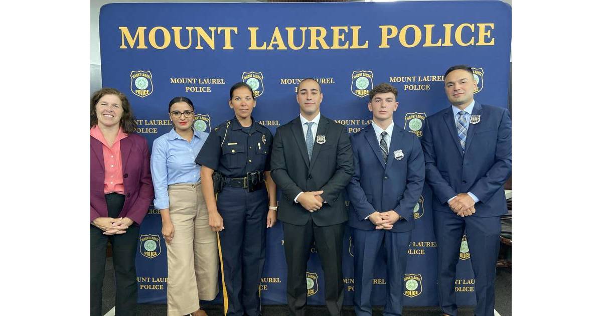 Mt. Laurel Police, Fire Departments Swear In New Recruits | Mount ...