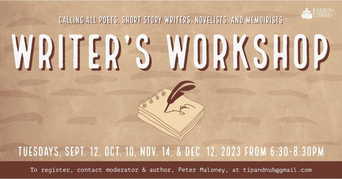 Johnson Public Library Invites Local Writers to Join Writer’s Workshop ...