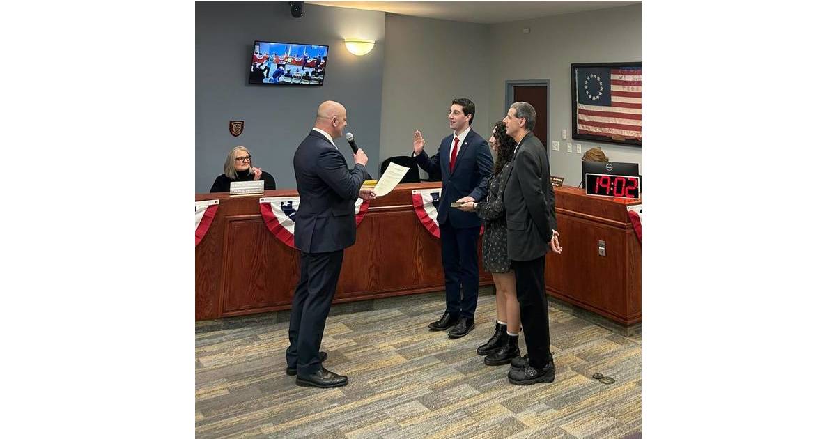 Owen LaRocca Sworn In to Serve on Stafford Township Council | Stafford ...