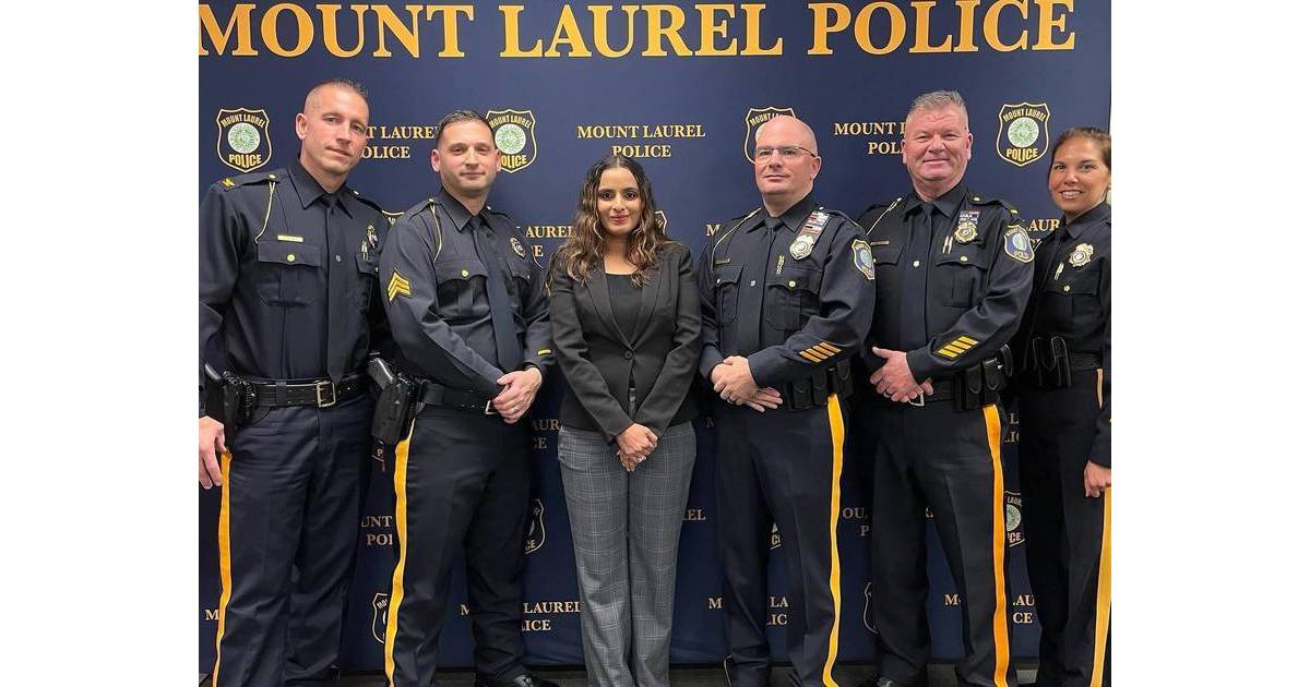 Mt. Laurel Police Department Celebrates Promotions of Four Officers ...