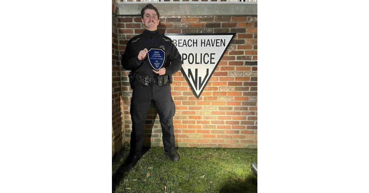 Michael McCaffrey Honored as Beach Haven Police Officer of the Year ...