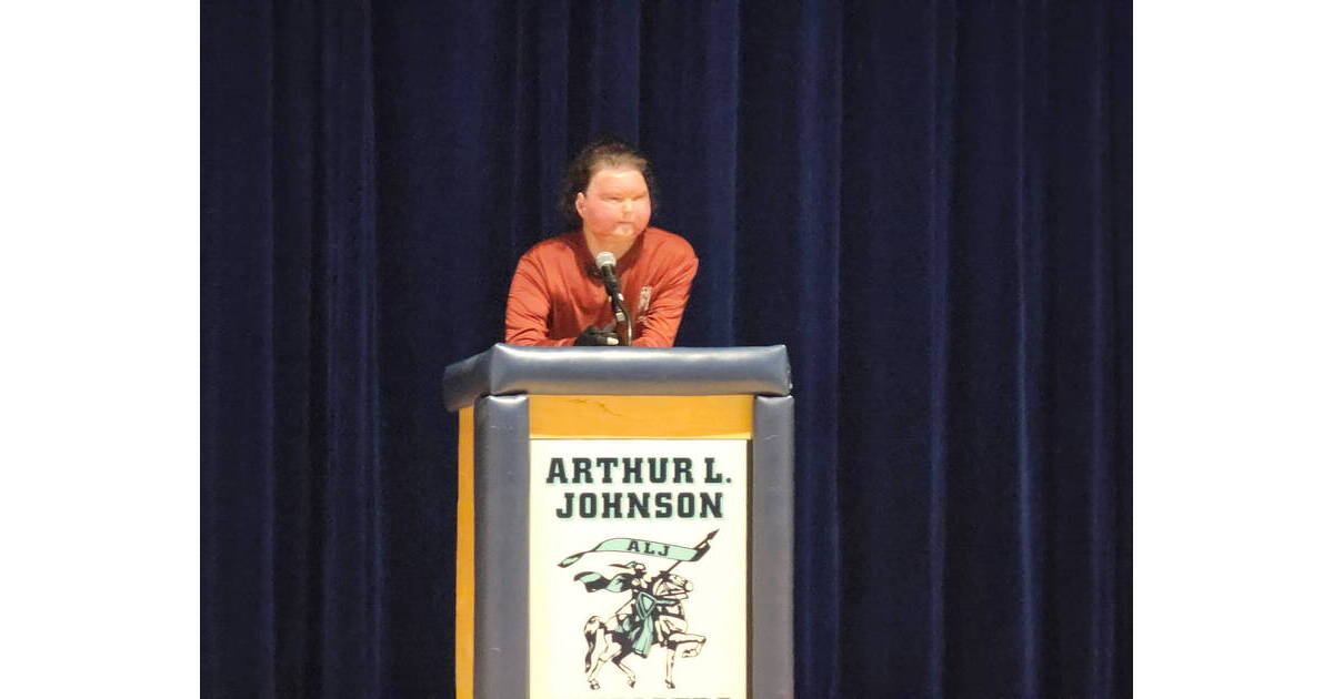 ALJ Students Visited by Alumnus Joe DiMeo, Survivor of Face and Double ...
