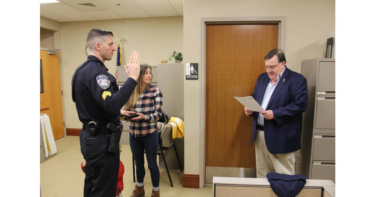 Denville Police Hold Swearing-In for Sgt. Zachary Lancaster's Promotion ...