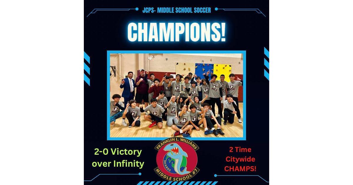MS7 Sharks Crowned Jersey City Middle School Soccer Champs | Jersey ...
