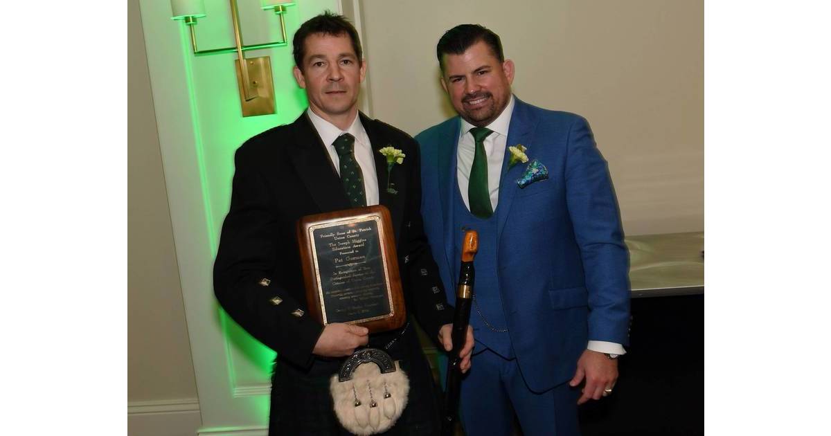Cranford's Pat Gorman Honored by The Friendly Sons of St Patrick ...