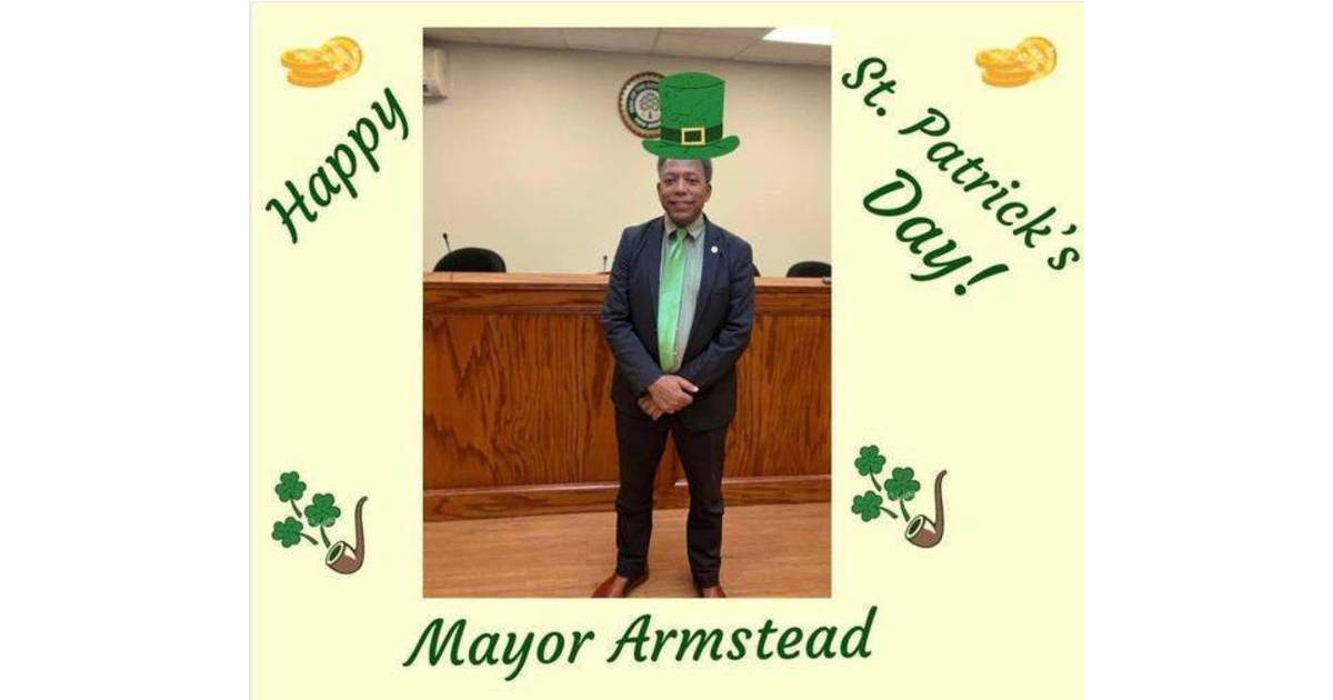 Happy St. Patrick's Day from Mayor Derek Armstead | Linden, NJ News TAPinto