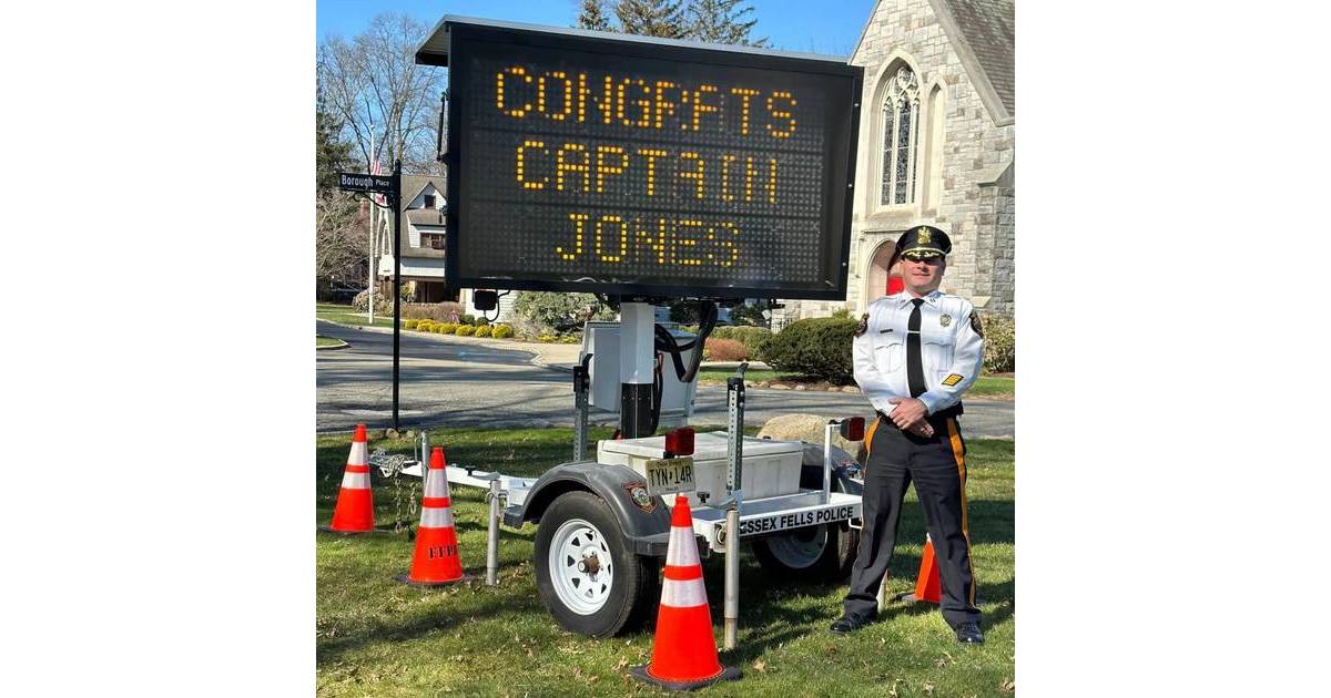 Essex Fells Police Capt. Scott Jones Retires | West Essex, NJ News ...