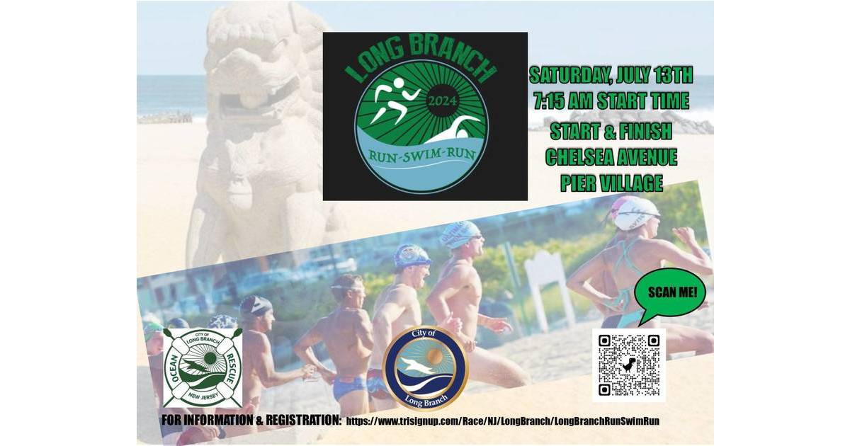 Long Branch Run>Swim>Run 2nd Annual Race Info & Course Map | Long ...