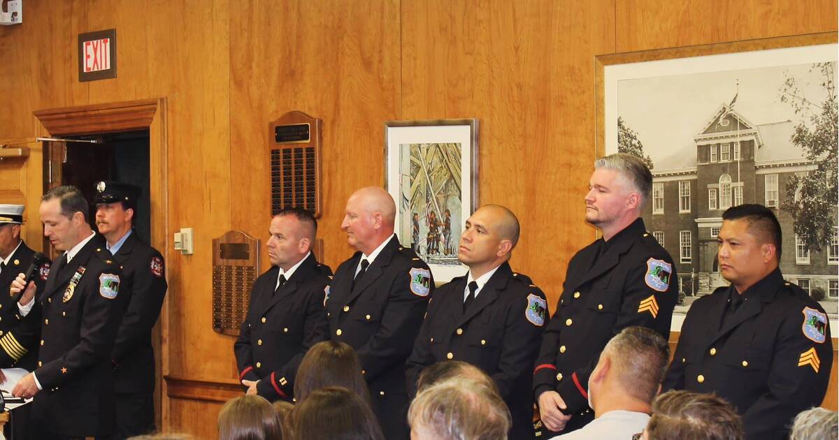 5 Millburn Police Officers & a Firefighter Promoted at September 3 ...