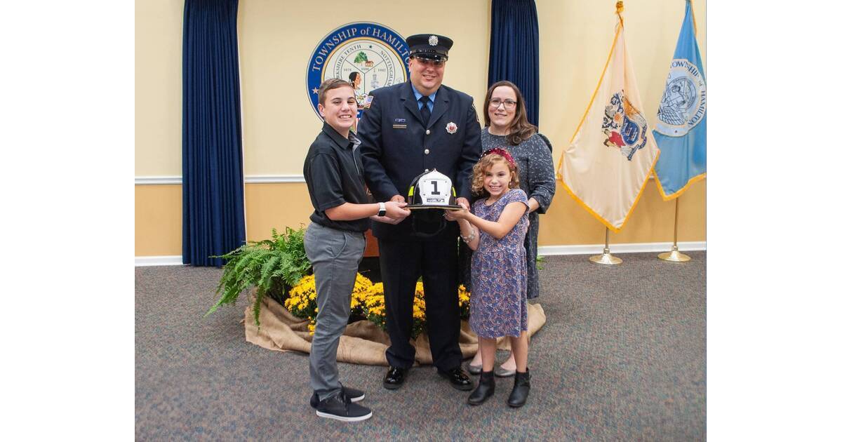 Hamilton Fire Department Celebrates Promotion Eric Griggs | Hamilton ...