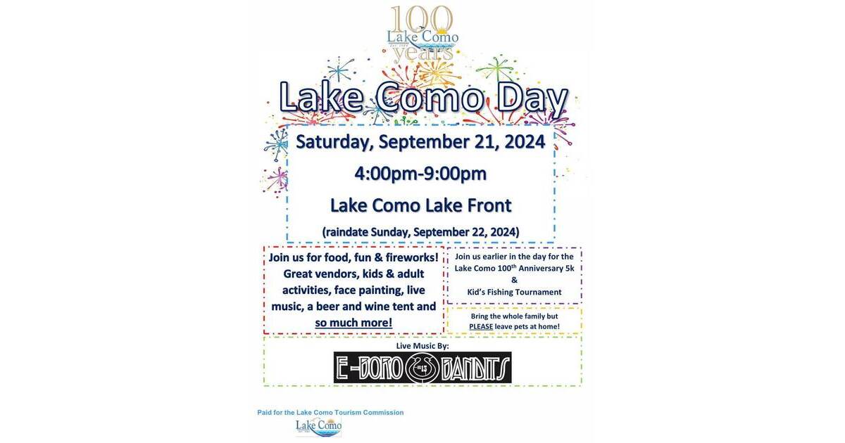 Lake Como Celebrates 100 Years with an Epic Birthday Bash | Belmar/Lake ...