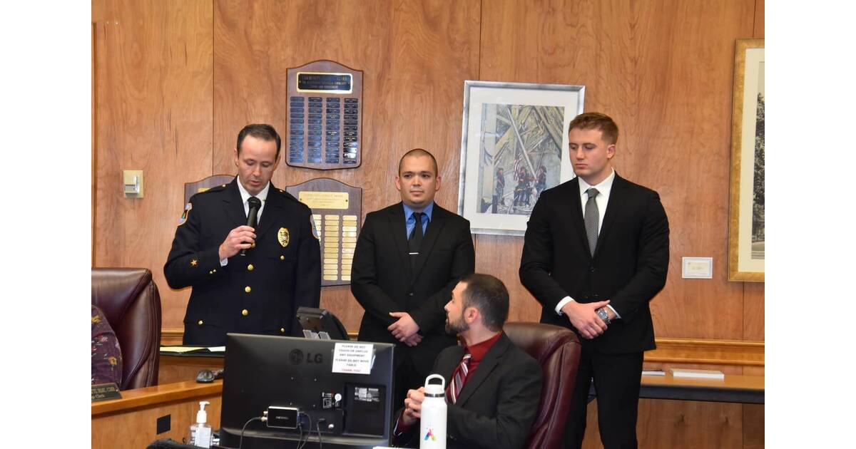 Millburn Township Clerk Swears in 2 New Police Officers | Millburn ...