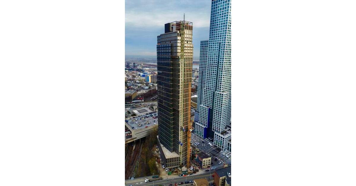 Panepinto Properties Tops Out 54-Story Jersey City Rental Tower ...