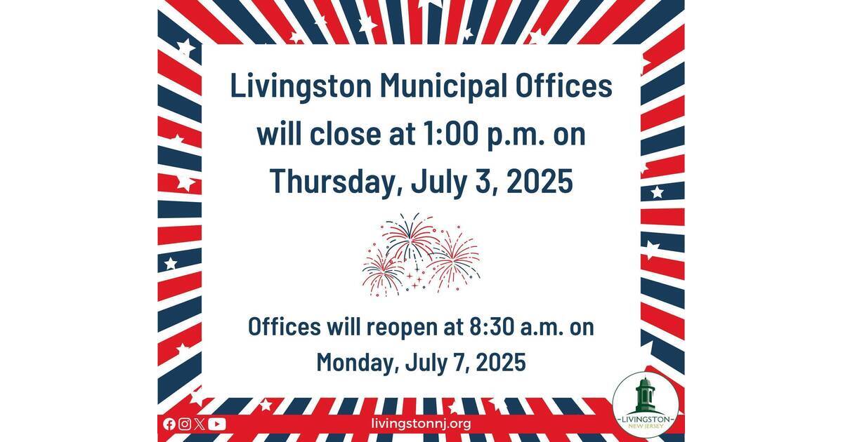 Holiday Reminder: Livingston Garbage/Recycling Schedule Altered ...