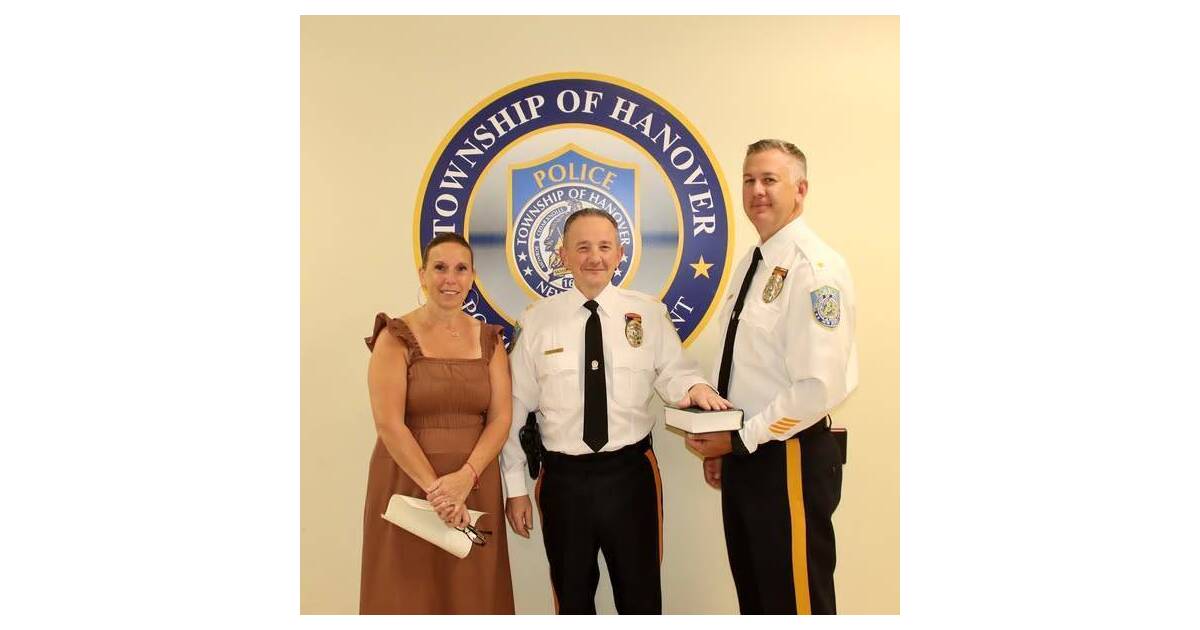Hanover Township Police Promote Anthony Vitanza to Captain | Hanover ...