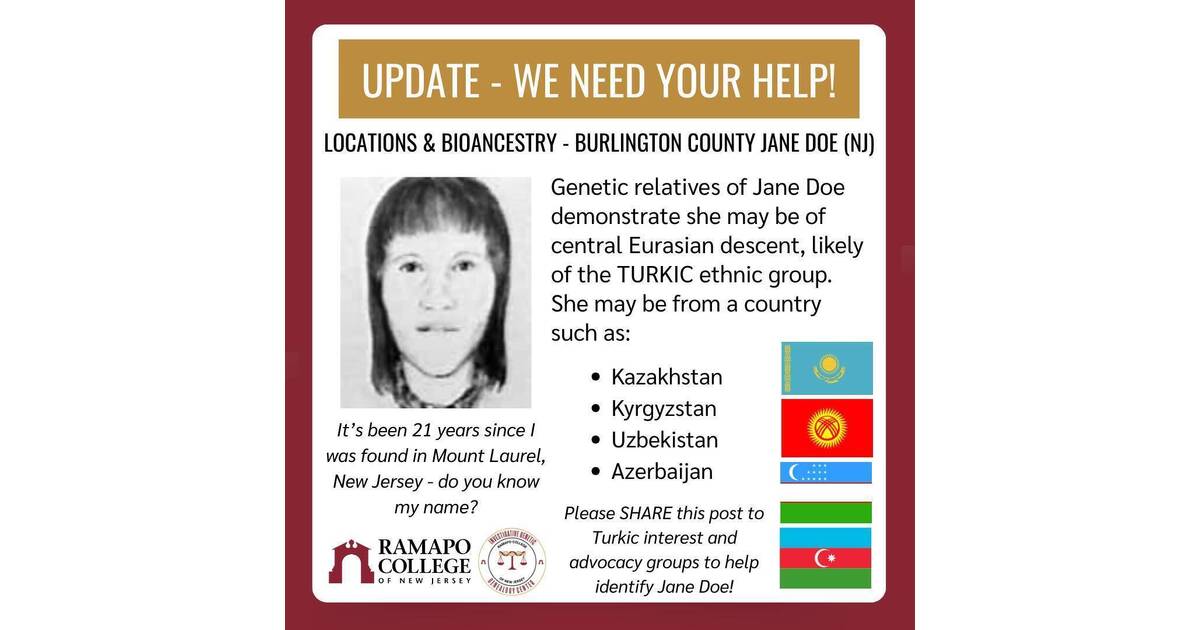 Public's Help Sought as New Details Emerge About "Jane Doe" Discovered ...