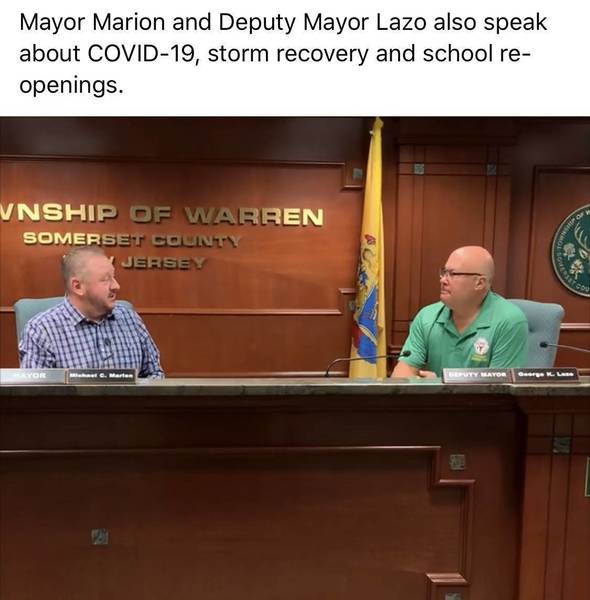Update from Warren Mayor | Warren, NJ News TAPinto
