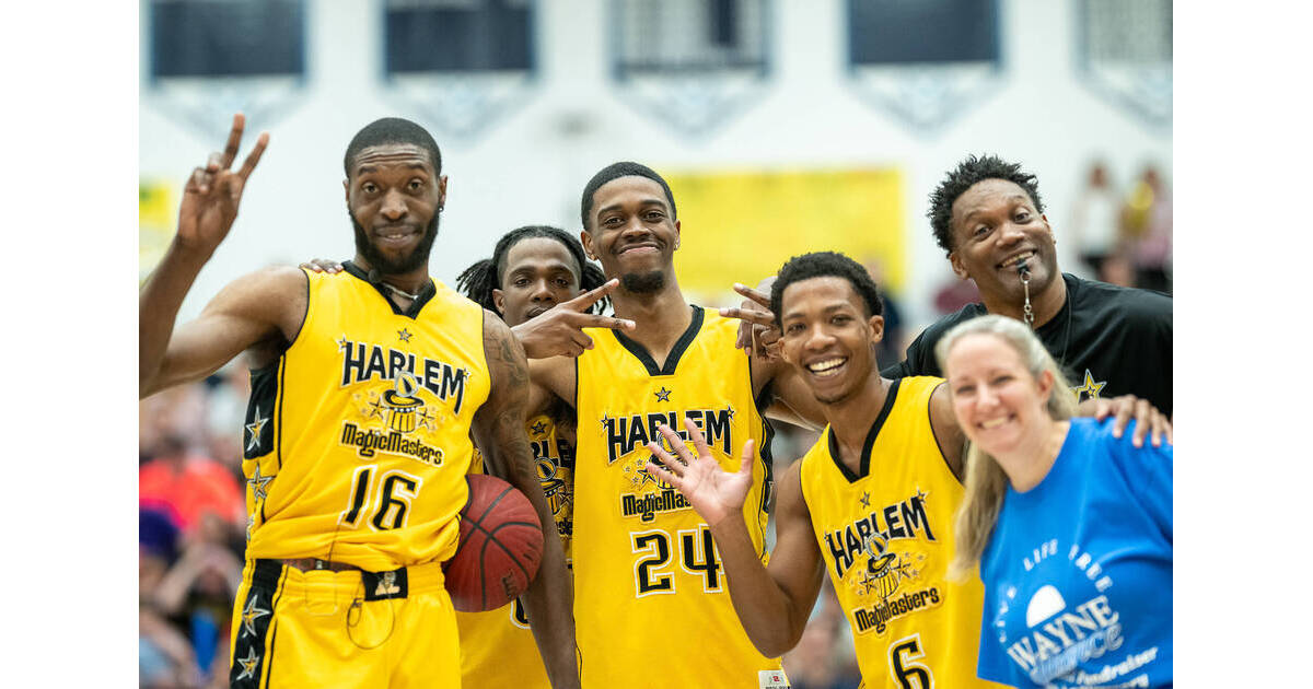 Wayne Teachers Challenged Harlem Magic Masters in Basketball Fundraiser ...