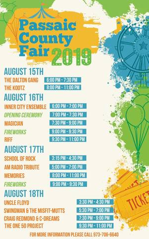 Passaic County Plans Four Fun Filled Days at Annual Fair | Passaic ...