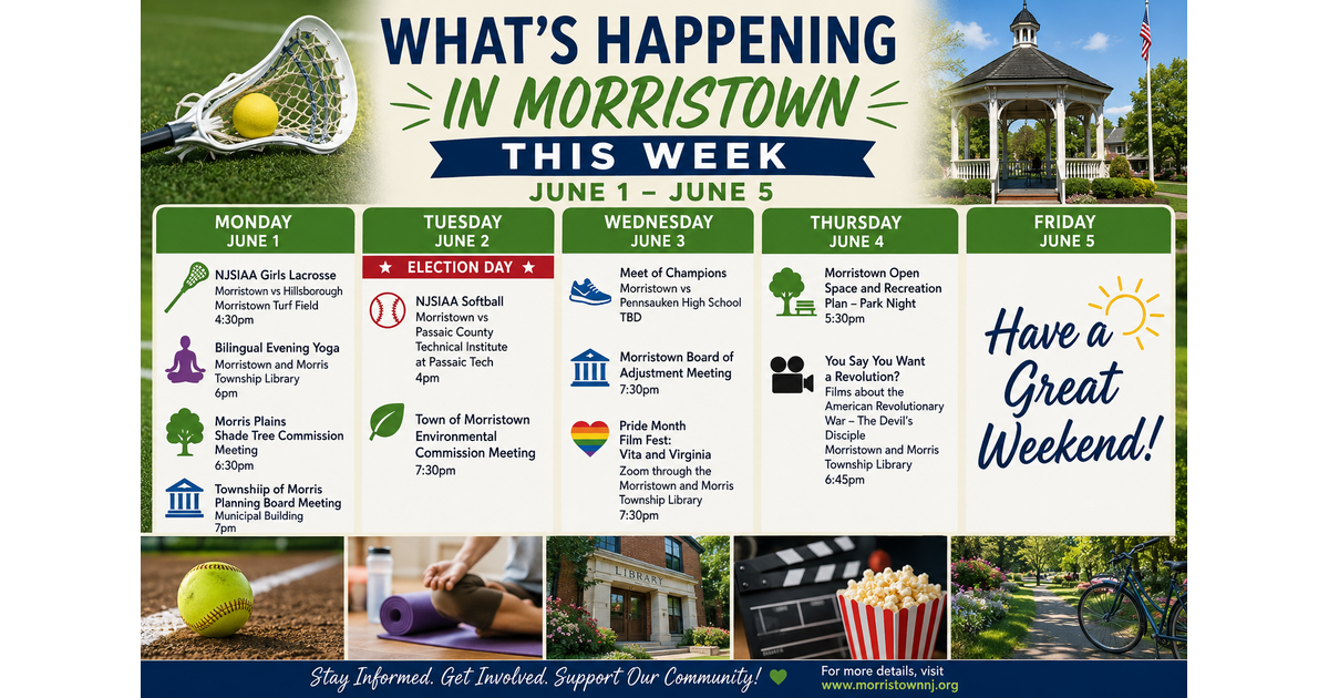 What's on TAPinto in Morristown, Morris Township and Morris Plains for ...