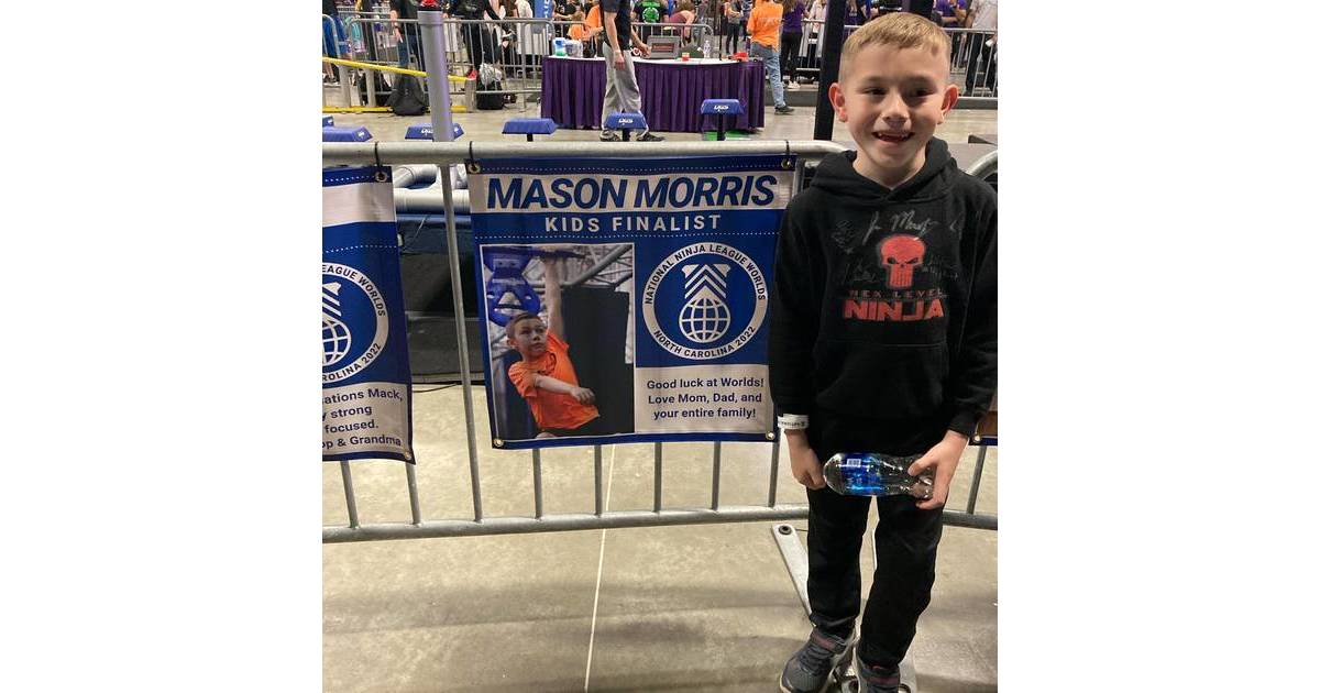 South Plainfield Ninja Warrior Mason Morris, 8, Places 2nd in National ...