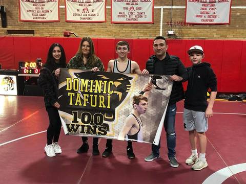 Wrestling: Cedar Grove's Dominic Tafuri Earns 100th Career Win | Verona ...
