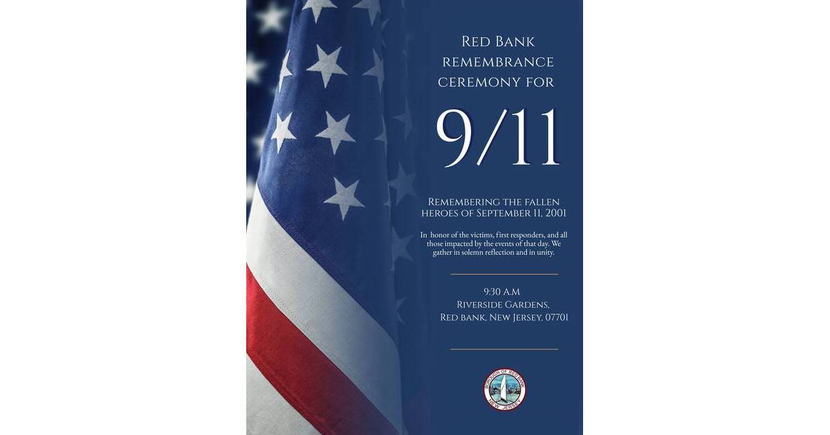 Red Bank to Commemorate 24th Anniversary of September 11th Attacks ...