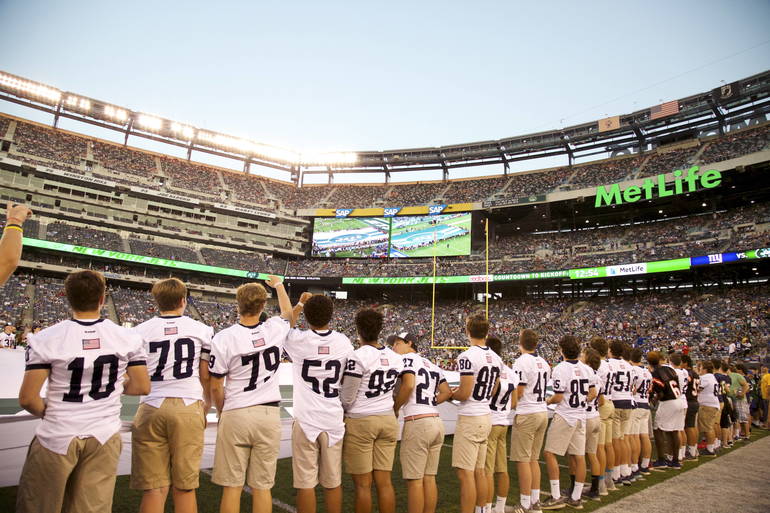Chatham Football Takes the Field Before Jets-Giants Preseason Clash at ...