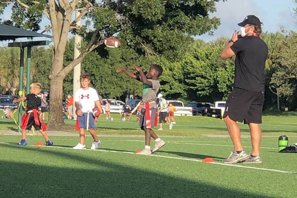 Parkland Flag Football Season Opens with Coronavirus Protocols ...