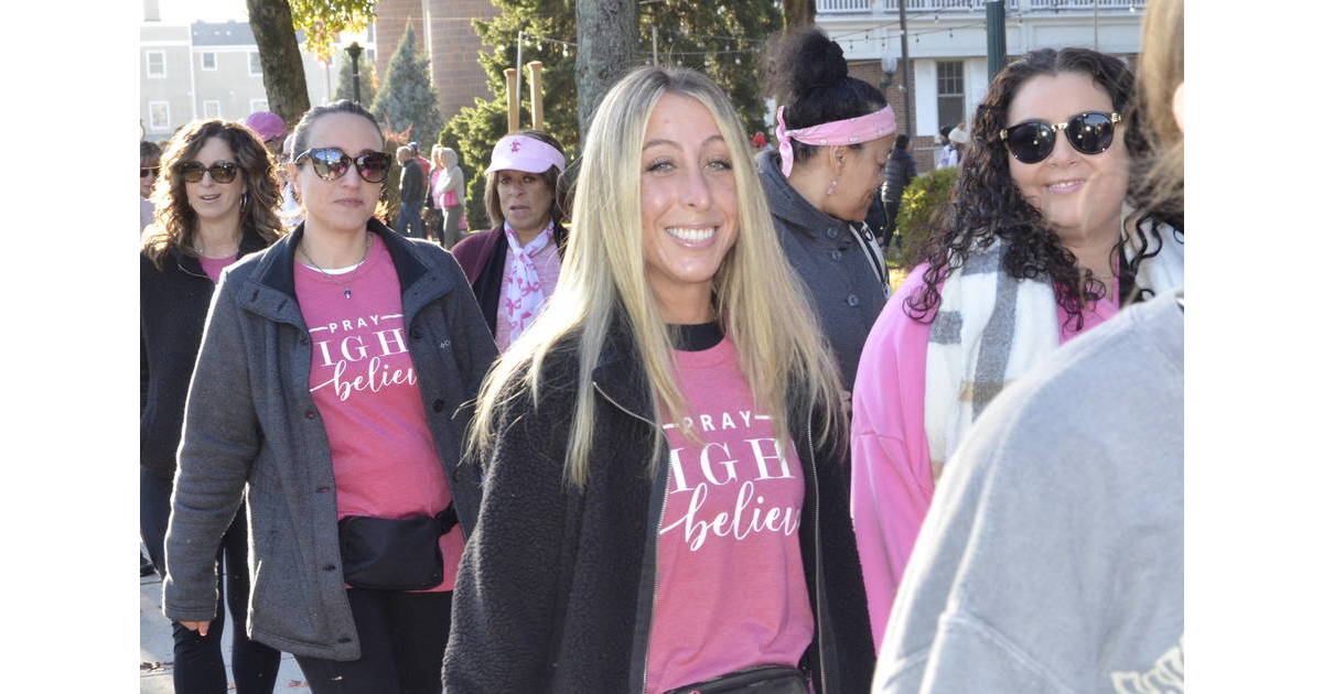 Scenes from the Rose Checchio Breast Cancer Walk in Scotch Plains ...