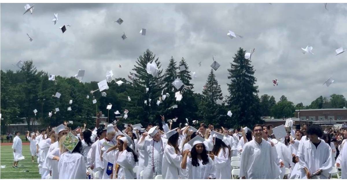 WHRHS Graduation 2022: Watchung Hills Graduates After Rain Delay( with ...