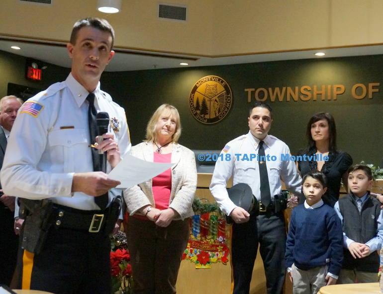 Caggiano Sworn in as Montville Police Chief; Two Others Receive ...