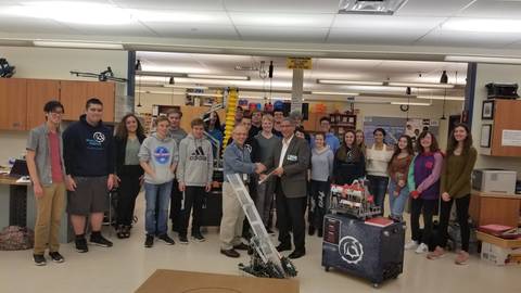 Sparta High School Robotics Team Partners with Aerojet Rocketdyne ...