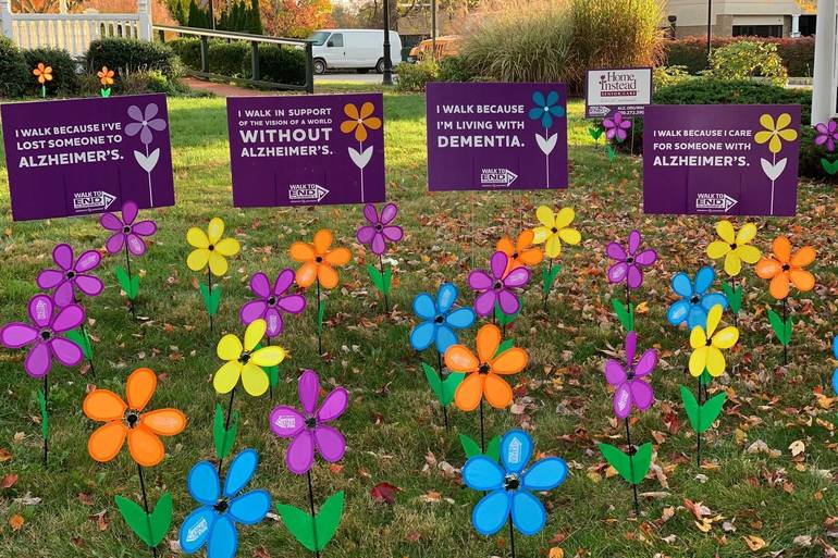 Roxbury Business Hosts Alzheimer's Walk 'Promise Garden' | TAPinto
