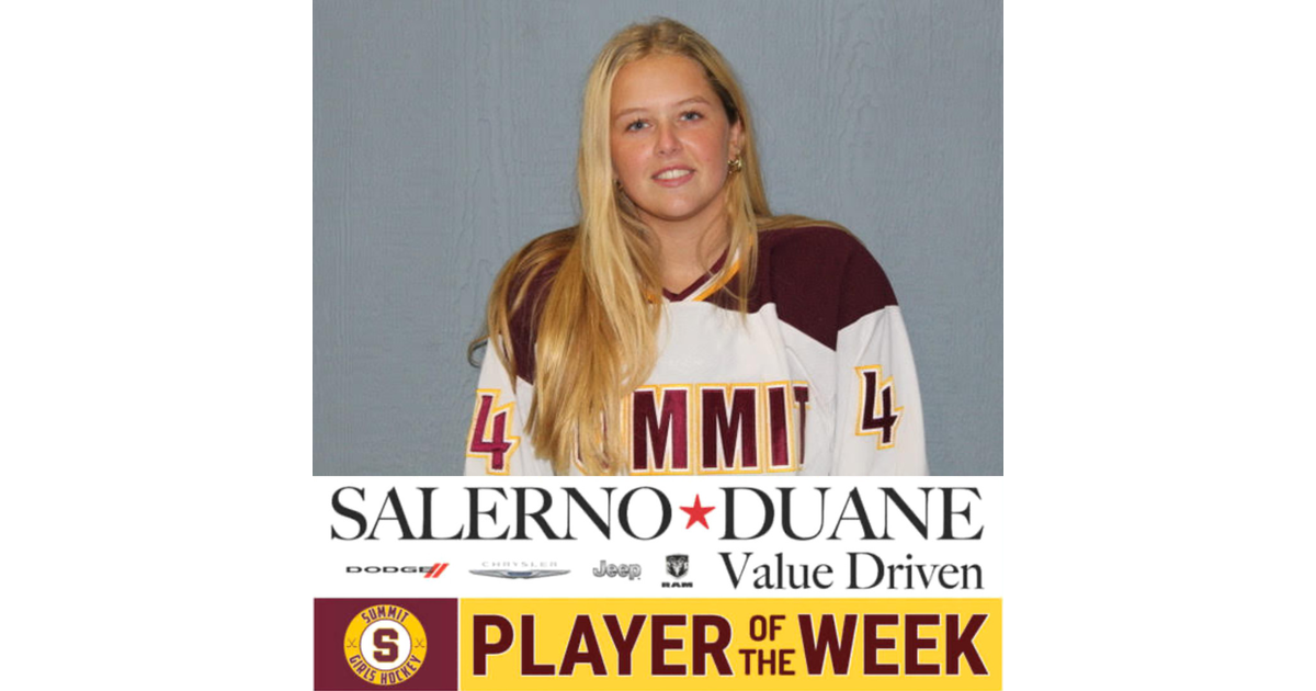 Ali Cornell Selected as Salerno Duane Summit Girls Ice Hockey Player of ...