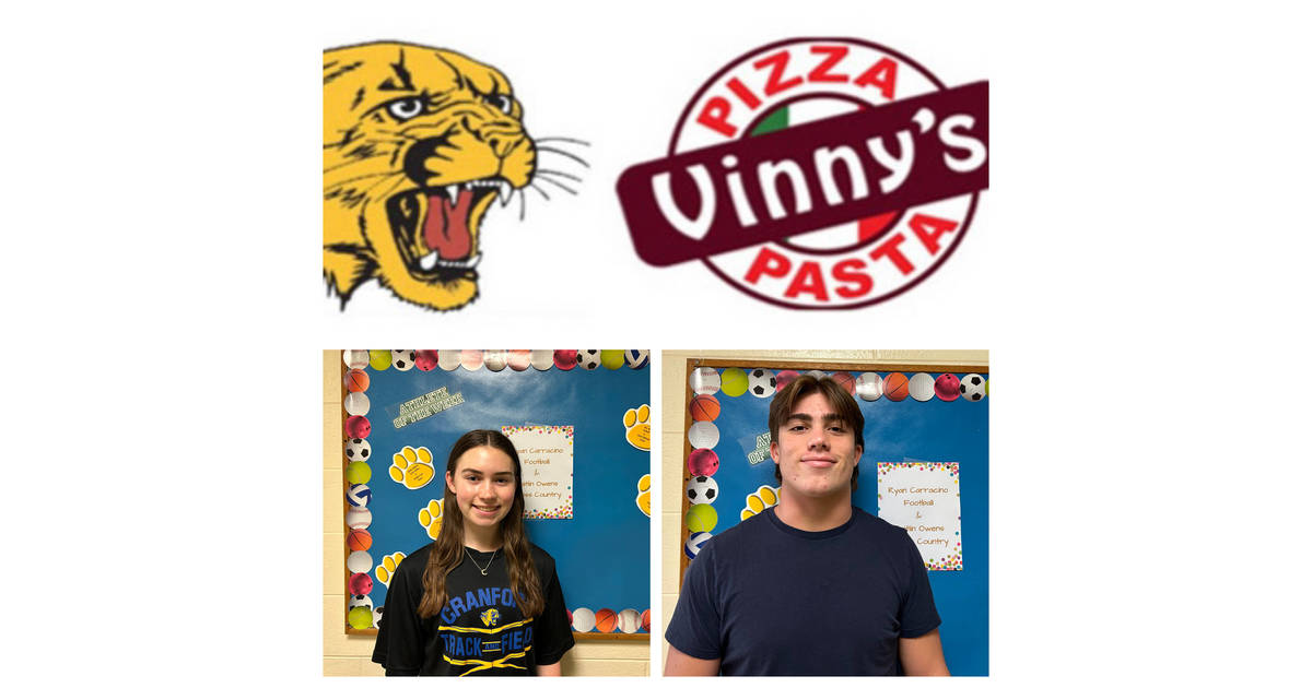 Vinny's Pizza & Pasta Cranford Athletes of the Week: Caitlin Owens ...