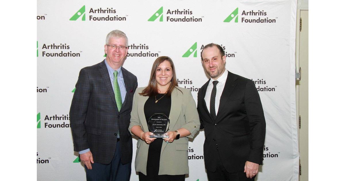 Dr. Jaclyn Jankowski Honored By Arthritis Foundation Of New Jersey As ...