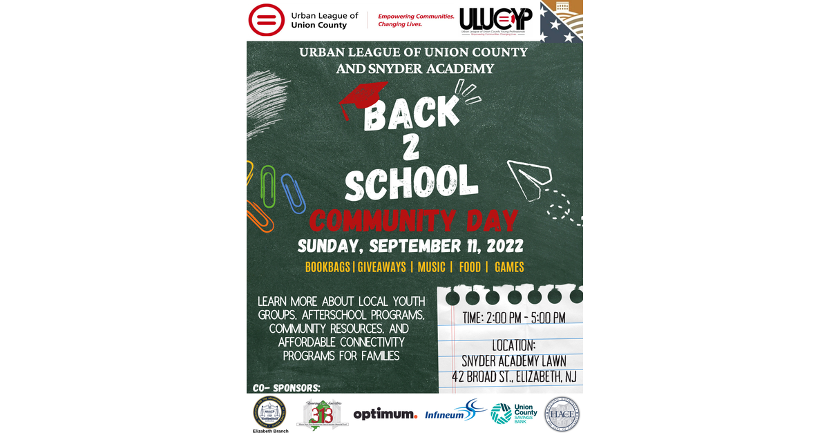 Urban League of Union County Partners with Snyder Academy for Back to ...