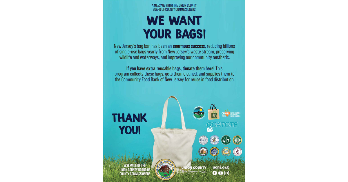 Union County Expands Initiative to Reshape Reusable Bag Recycling ...