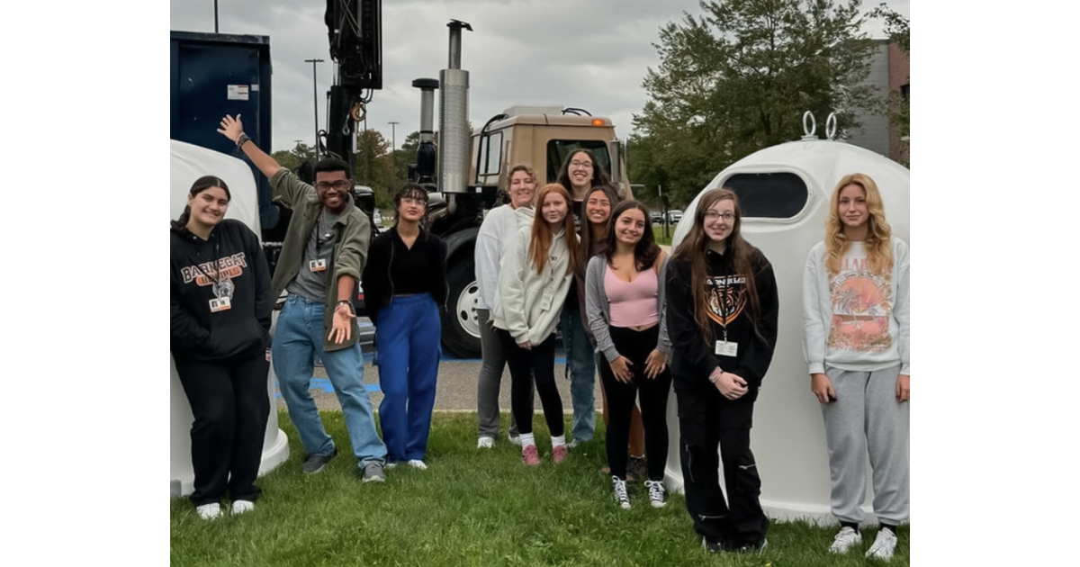 Barnegat High School Students Create Art for Recycling Igloos ...