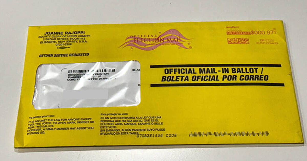 General Election Voting Begins as Mail-In Ballots Arrive to Plainfield ...