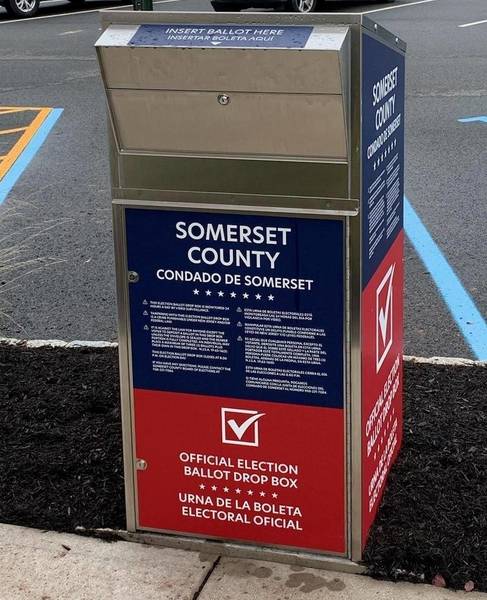 Ballot Drop Box Installed at Warren Town Hall | Warren, NJ News TAPinto