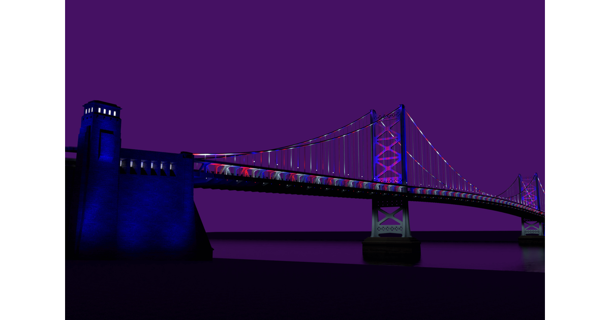 Light It Up: Ben Franklin Bridge's Illumination Upgrade Debuts | Camden ...